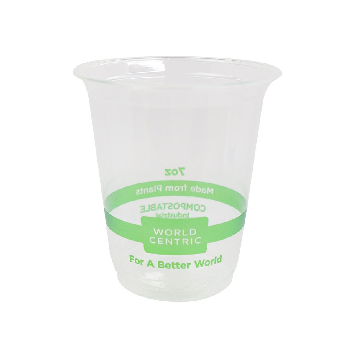Compostable Clear Cold Cups – 7oz | World Centric | QTY 2000 - Key ...