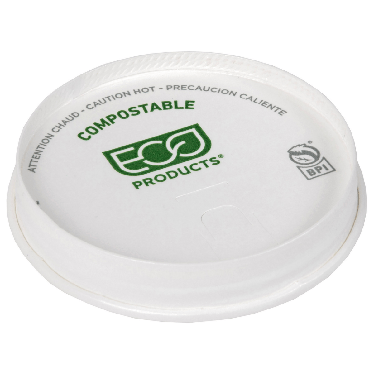 Compostable Hot Cup Lids – 10-20oz | Eco-Products | QTY 1000 - Key ...