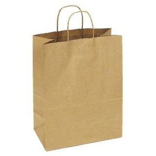 BAG SHOPPER 12x10x12 65LB KRAFT (QTY:250) — Key Compostables